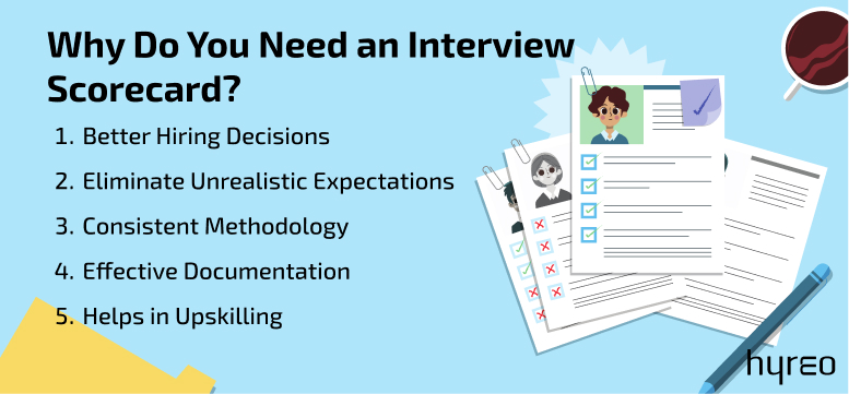 7 Reasons to use an interview scorecard